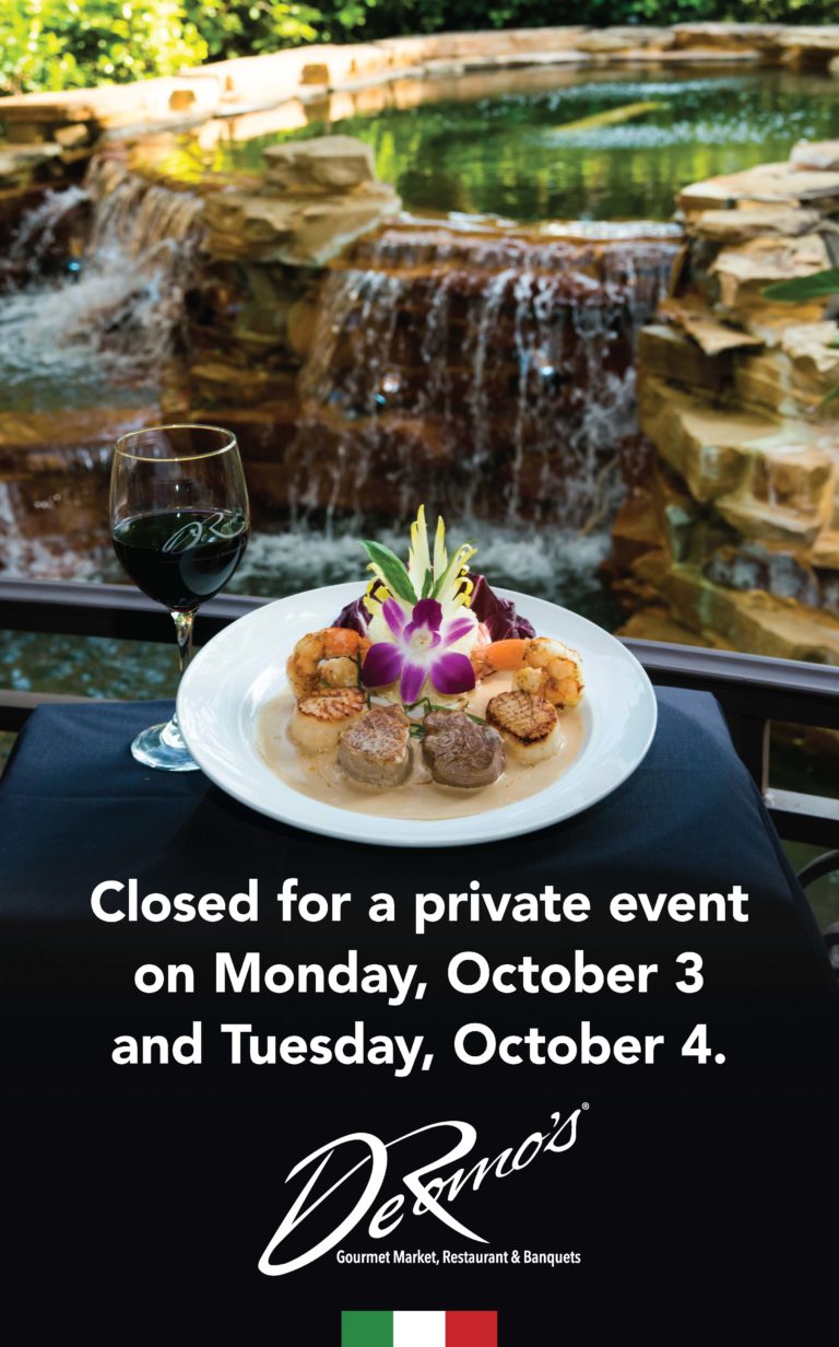 DeRomo's Restaurant - Special Hours | DeRomo’s Gourmet Market ...