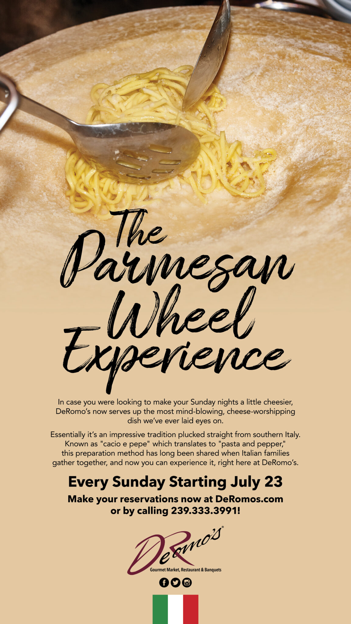 DeRomo's Launches Ruota di Parmigiana | DeRomo’s Gourmet Market ...